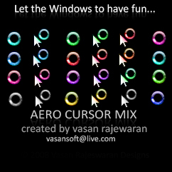 21 fresh cursor packs for Windows XP and 7